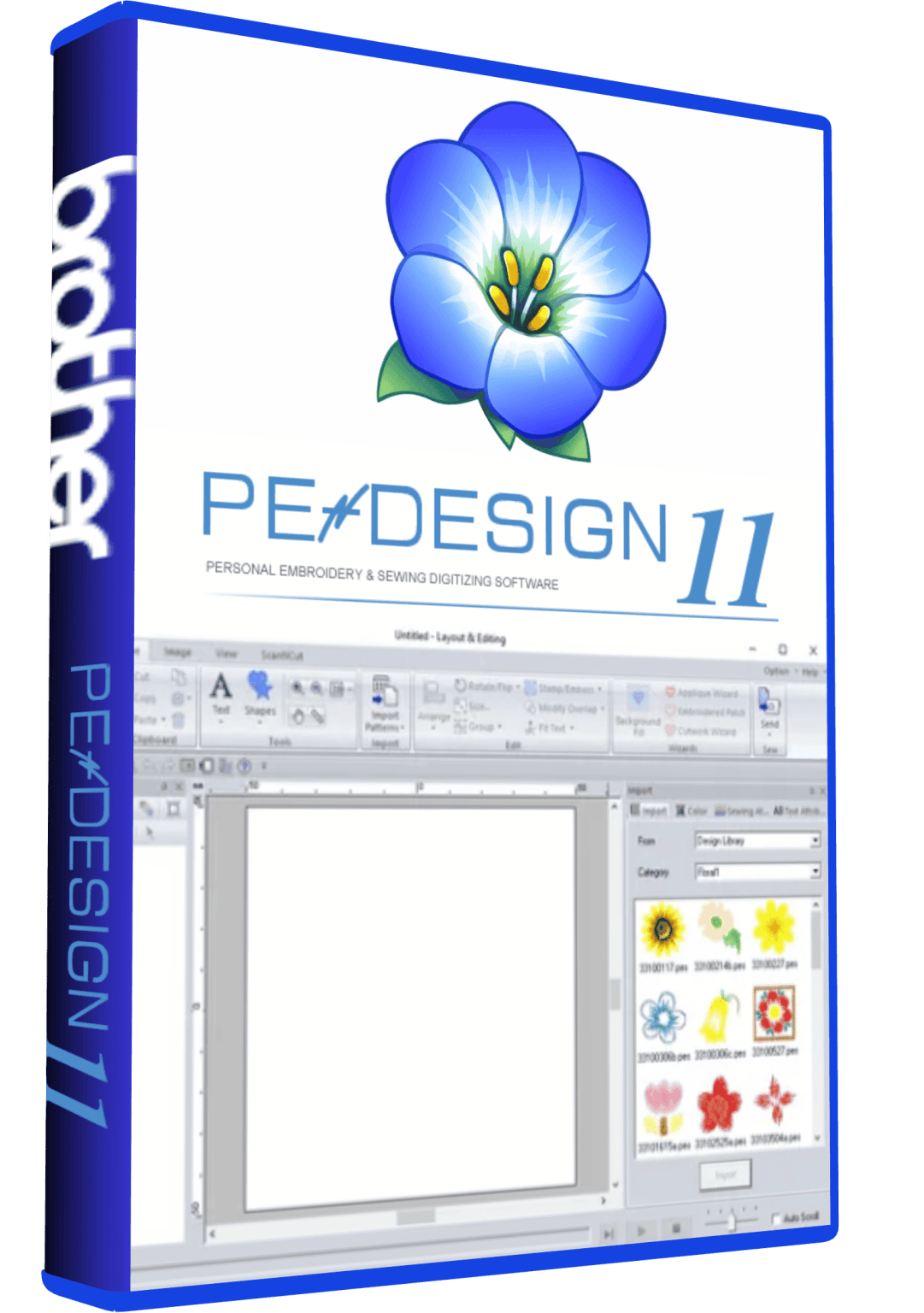 PE-Design 11.40 Embroidery Software Full Version ($45)
